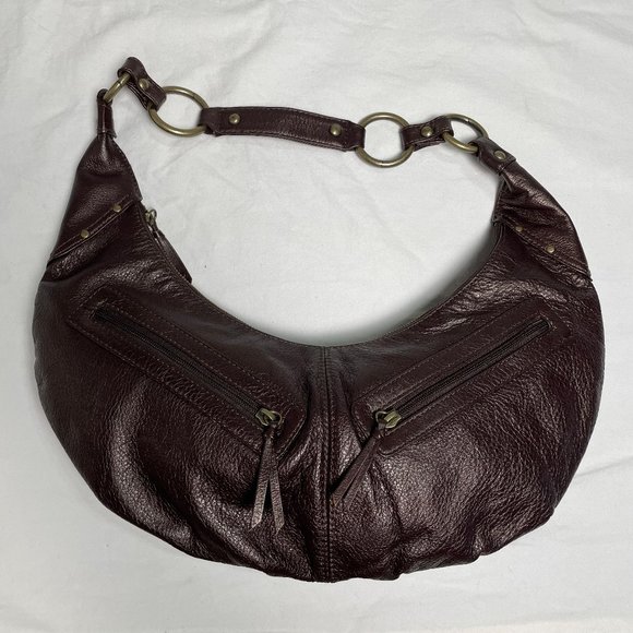 HOBO | Bags | Hobo International Brown Crescent Purse | Poshmark